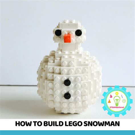 How To Build A Lego Snowman In 3d