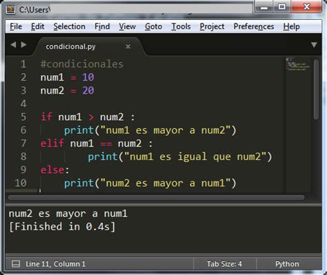 Programación tecnología y seguridad 11 Condicionales en Python