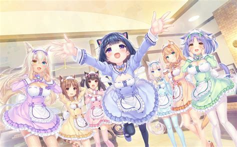 Chocola Vanilla Coconut Cinnamon Azuki And 2 More Nekopara Drawn