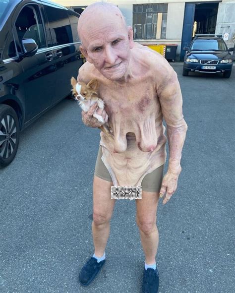 Old Demi Moore Shows Off The Movie Magic Make Up Of The DAy DrunkenStepFather