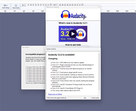 No In App Report Of New Release Issue Audacity Audacity