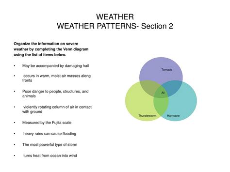 Ppt Weather Weather Patterns Section 2 Powerpoint Presentation Free Download Id2761765