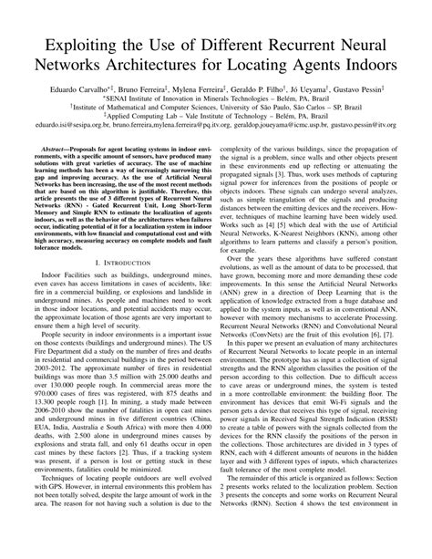 Pdf Exploiting The Use Of Convolutional Neural Networks For