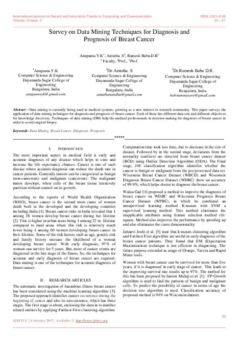 Pdf International Journal On Recent And Innovation Trends In Computing And Communication