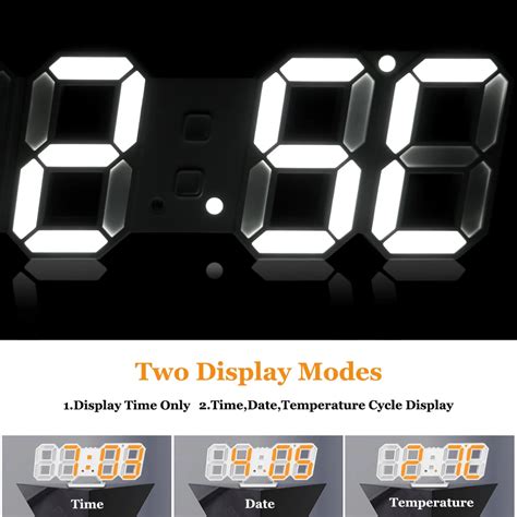 Современный дизайн 3d настенные часы цифровые настенные часы светодиодный Настольный