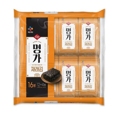 Cj 햇바삭 명가김 재래김 4g 16 홈플러스