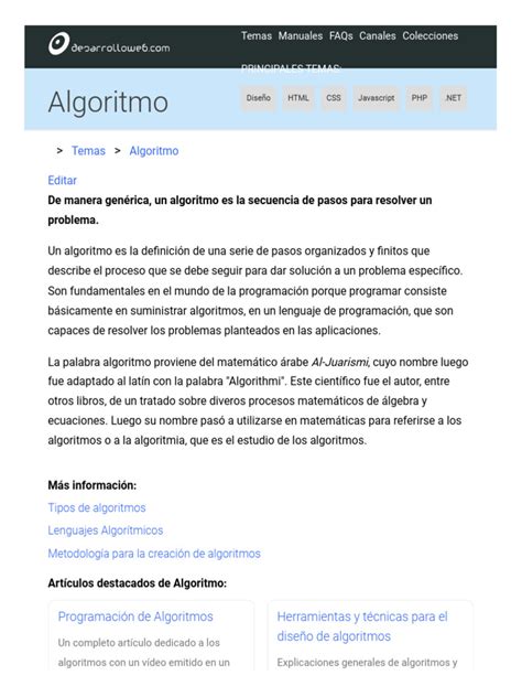 Lenguajes Algoritmicos 1 Pdf Algoritmos Lenguaje De Programación