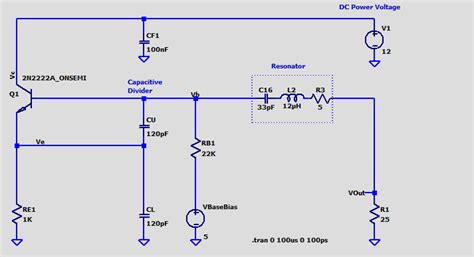 Sample 10 Mhz Oscillator Circuit For The Testing Of Physical Effects Download Scientific Diagram