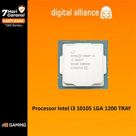 Promo Processor Intel I3 10105 Lga 1200 Tray Cicil 0 3x Jakarta