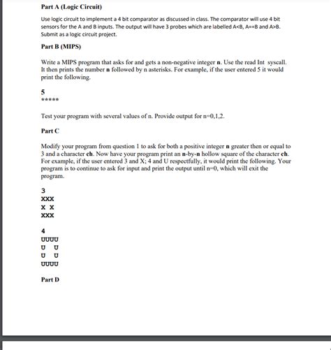 Part A Logic Circuit Use Logic Circuit To Implement Chegg Com
