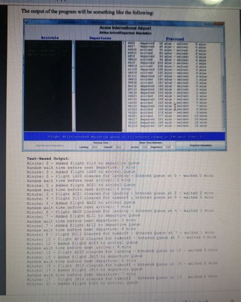 solved csci212 program 3 airport simulation write a
