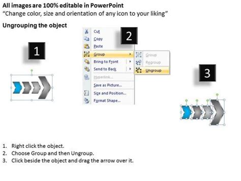 Success PowerPoint Template Arrow Demonstration Of Steps Working With Slide Numbers Design