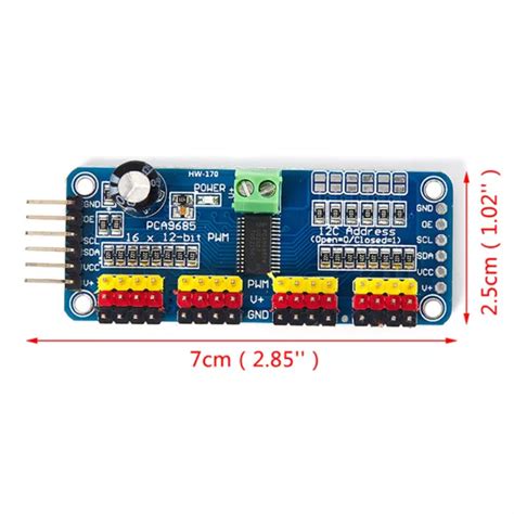 PCA CHANNEL Bit Motor Driver I C Module Robot Servo Driver Board YI PicClick AU