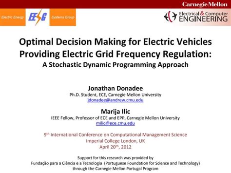 Stochastic Co Optimization Of Electric Vehicle Charging And Frequency
