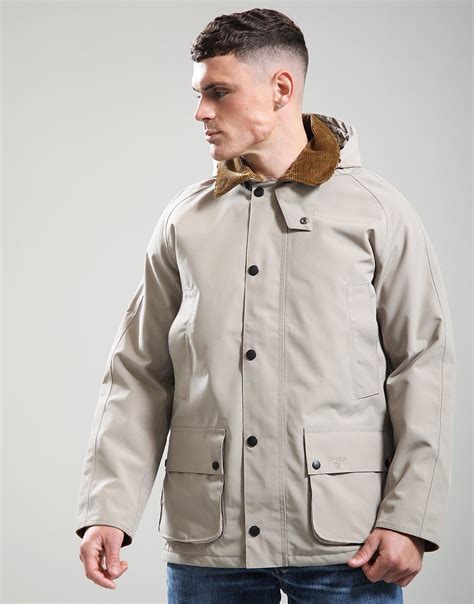 Barbour Winter Ashby Jacket Washed Stone Terraces Menswear