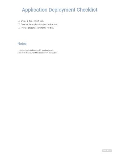 Free 10 Deployment Checklist Samples [ Software Production Packing ]