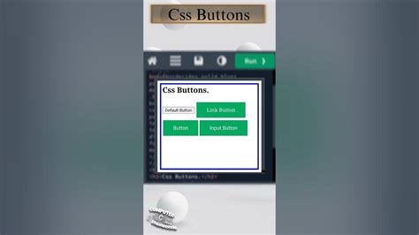 𝐂𝐬𝐬 𝐁𝐮𝐭𝐭𝐨𝐧𝐬 Css Button Css3 Html Htmlcss Background Border Alignment