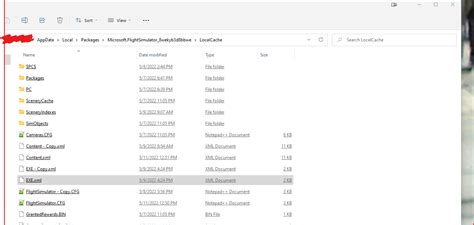 Missing EXE XML File User Interface Activities Microsoft Flight Simulator Forums