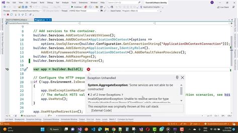 Fix Unable To Resolve Service For Type Duendeidentityserverstores