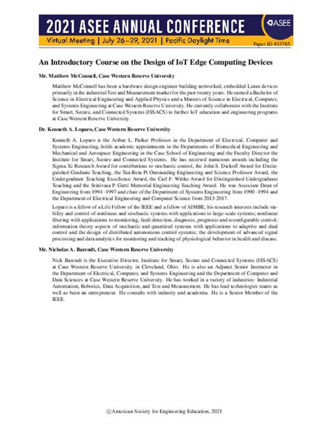 An Introductory Course On The Design Of Iot Edge Computing Devices
