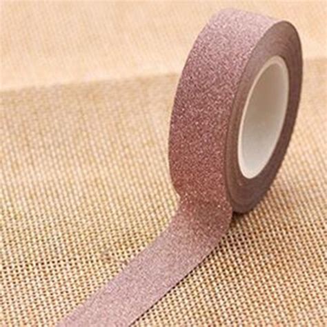 플래시 와시 스티커 종이 테이프 라벨 Diy 장식 테이프 길이 10m 스킨 핑크