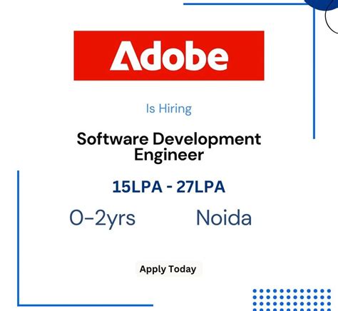 Adobe Is Hiring Sde1 Intern Expected Salary 15lpa 27lpa Apply Link
