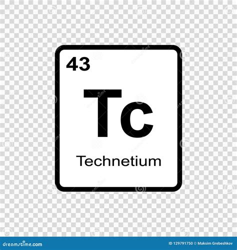 Chemical Element Technetium Stock Illustration Illustration Of Chemical Element Technetium Stock Illustration Illustration Of
