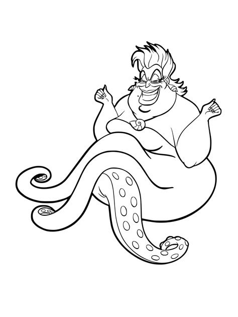 Раскраски Урсула 70 фото