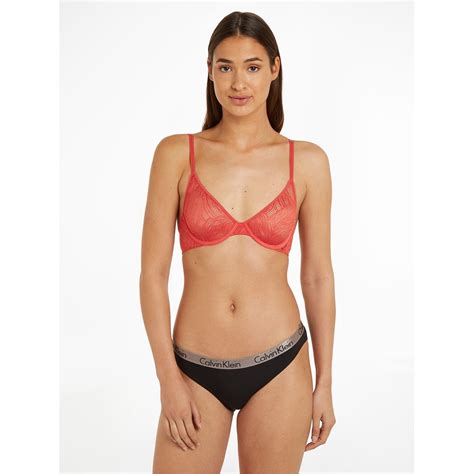 Calvin Klein Calvin Klein Marquisette Lightly Lined Demi Bra Lightly Lined Bralettes