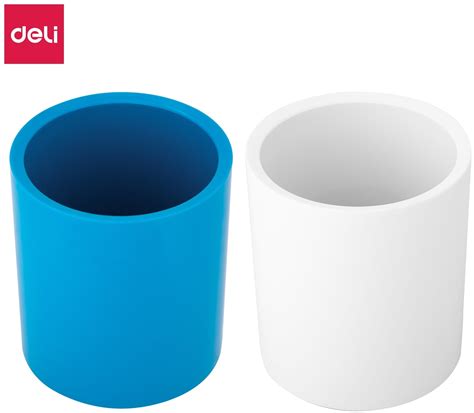 საკანცელარიო ჭიქა პლასტმასის 90მმ Deli ⌀75მმ · საკანცელარიო