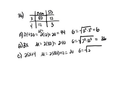 solved given independent random variables with means and standard