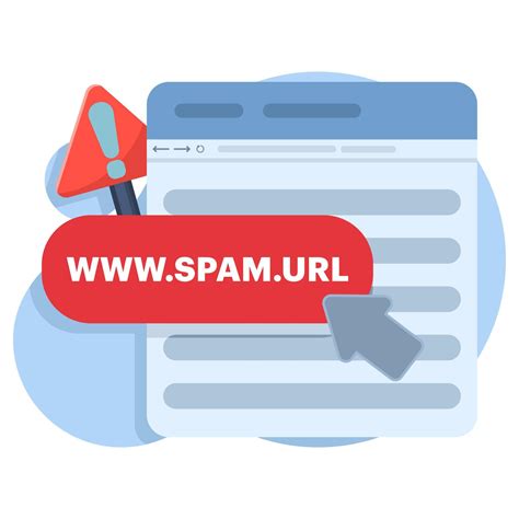 Concept Concept Do Not Click On Spam URLs Suspicious And Dangerous Hyperlinks Modern Graphic