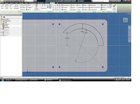 Editing Geometry Of A Pattern Autodesk Inventor Autocad Forums
