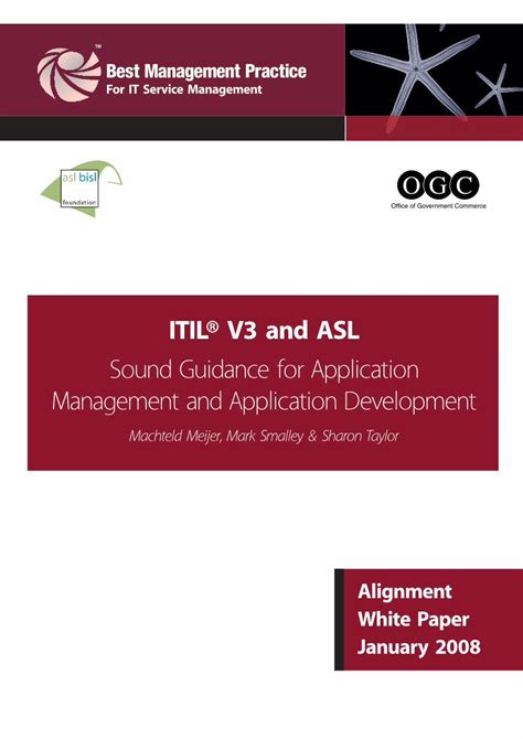 Pdf Itilv3 Asl Sound Guidance White Paper Jan08 Dokumentips