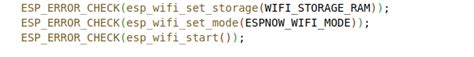 Espnow Fails Because Of Esperrespnowif Aeghb 135 · Issue 68 · Espressifesp Now · Github