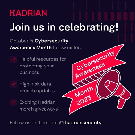 Hadrian On Linkedin Cybersafetogether Cybersecuritymonth