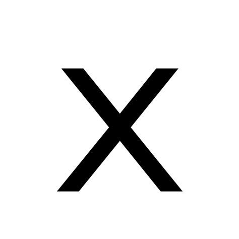 X Vector Svg Icon Svg Repo