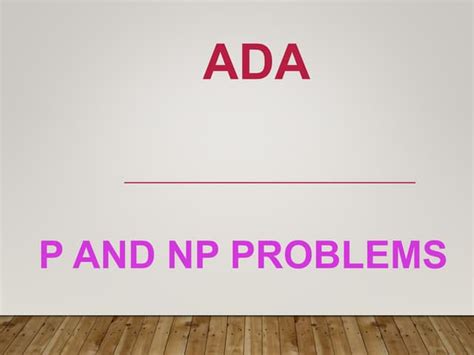Design And Analysis Of Algorithms Unit 6 Non Deterministic Polynomial Ppt