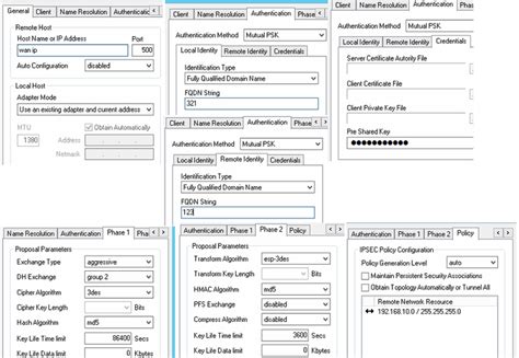 Need Help To Setup Shrew Soft Vpn Ipsec Client With Tp Link Vpn Router Networking Spiceworks