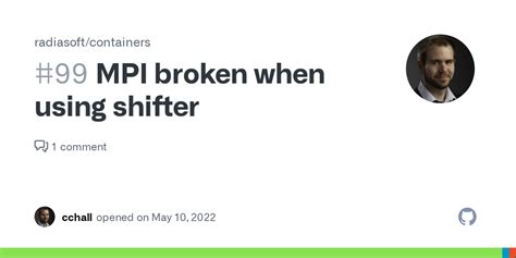 MPI Broken When Using Shifter Issue 99 Radiasoft Containers GitHub