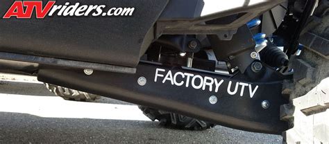 Factory UTV Polaris RZR XP UHMW Trailing Arm Skid Plates Ultra Tough UHMW Offering Slick