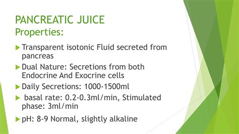 Pancreatic Juice Pptx