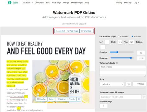 Five Methods To Watermark PDF Online Easily