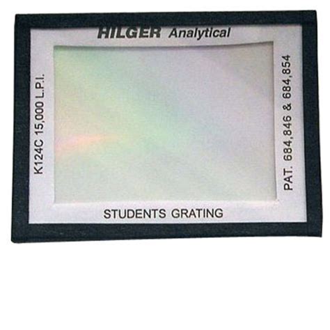 1st Diffraction Grating Glass 15000 Lpi Hilger Analytics Imported Uk For Industrial At ₹ 3000