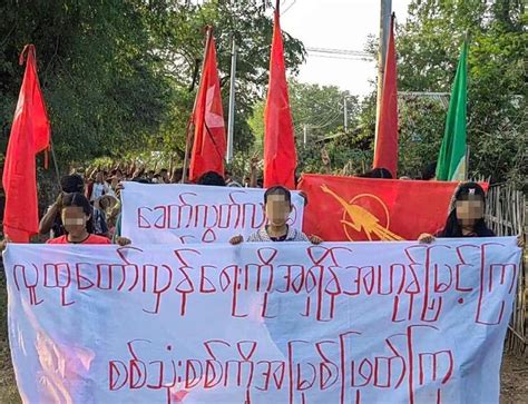 မြိုင်မြို့နယ် သပိတ် စစ်ကြောင်း ဖက်ဆစ် စစ်တပ် တော်လှန်ရေး ချီတက် ဆန္ဒပ