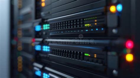 Network Server Digital Data Storage And Sharing Concept Stock Image Image Of Architecture