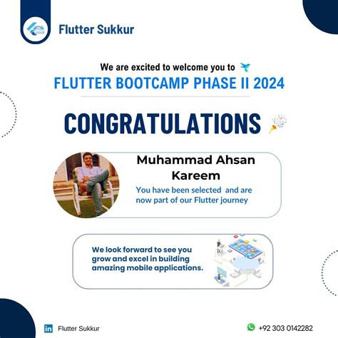 Muhammad Ahsan Kareem On Linkedin Fluttersukkur Mobiledevelopment