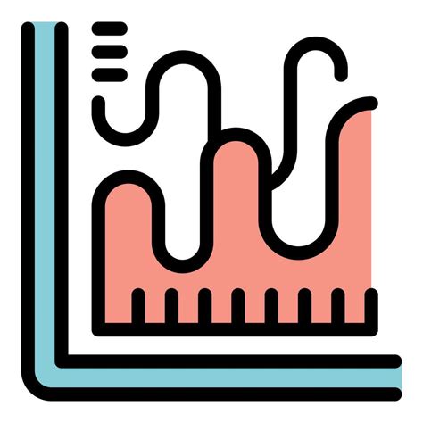 Statistical Graph Showing Progress With Fluctuating Line Chart Vector Art At Vecteezy