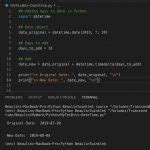 Adding Days To Date In Python My Tec Bits