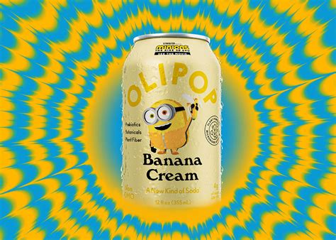 Minions Continue World Domination With Olipop Banana Cream Soda Collab Dieline